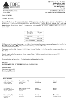 Florida Continuing Professional Development (CPD) Requirements ...
